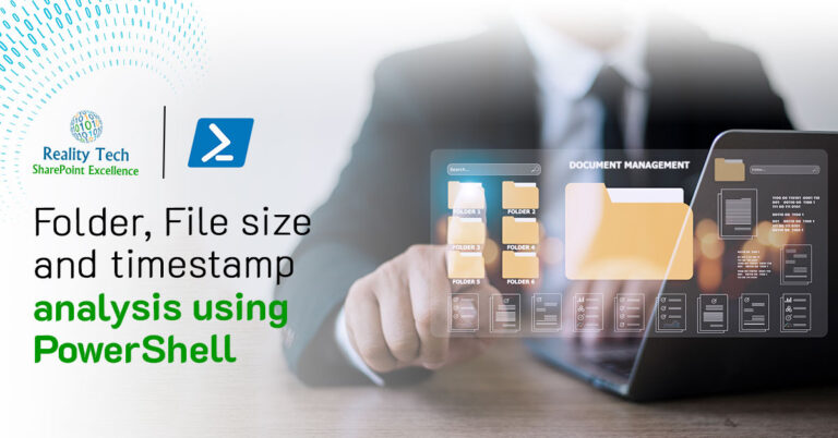 Folder File Size And Timestamp Analysis Using Powershell
