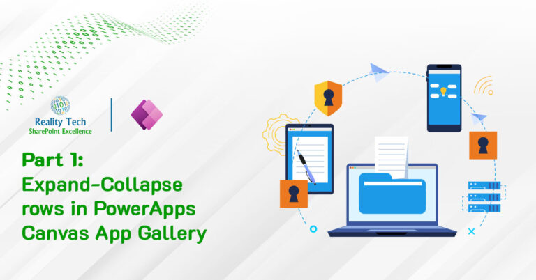 Part 1: Expand-Collapse Rows In PowerApps Canvas App Gallery