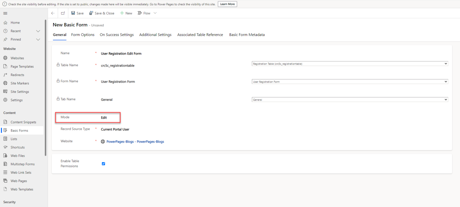 Step-by-Step Guide To Creating Edit Forms In Power Pages