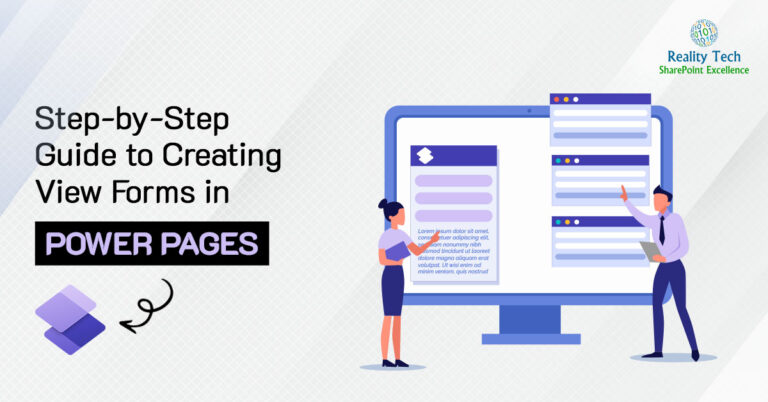 Step-by-Step Guide To Creating View Forms In Power Pages