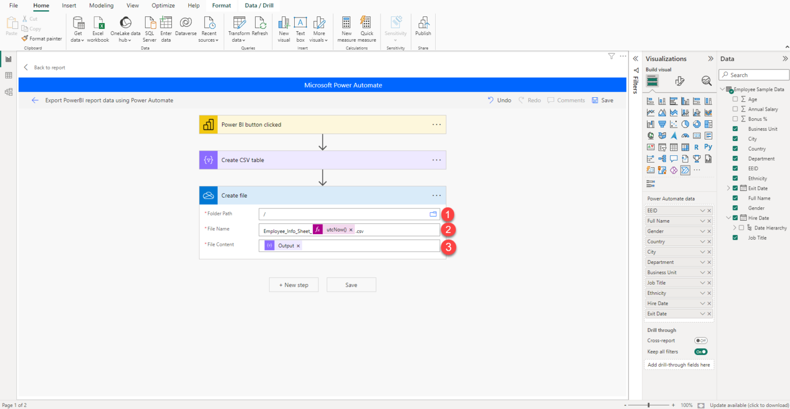 Unlocking Automation - Trigger A Cloud Flow From Any Power BI Report