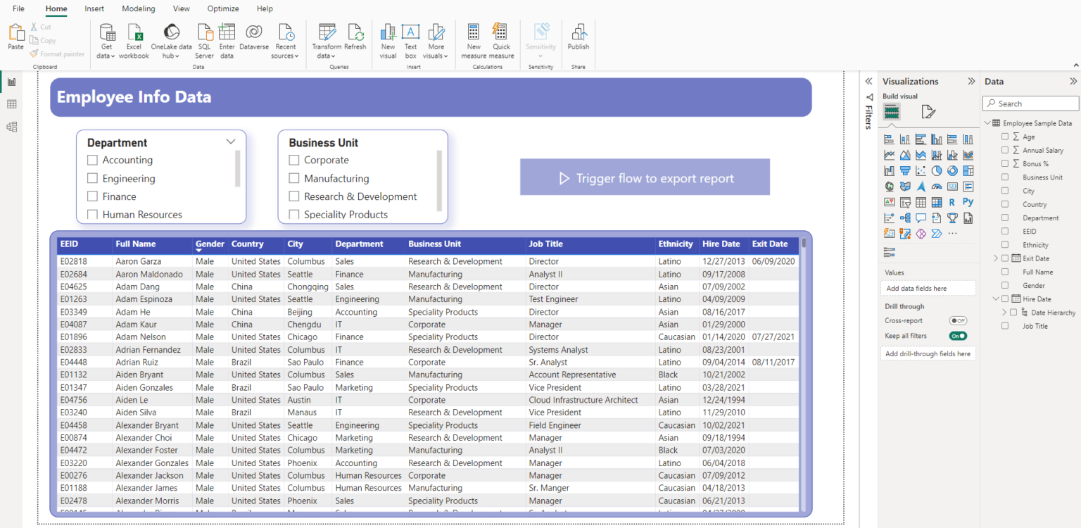 Unlocking Automation - Trigger A Cloud Flow From Any Power BI Report