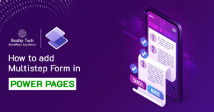 How To Add Multistep Form In Power Pages.