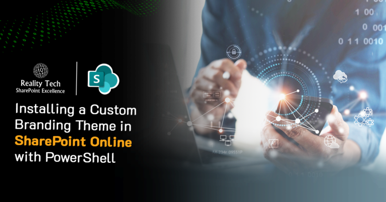 Installing A Custom Theme In SharePoint Online With PowerShell