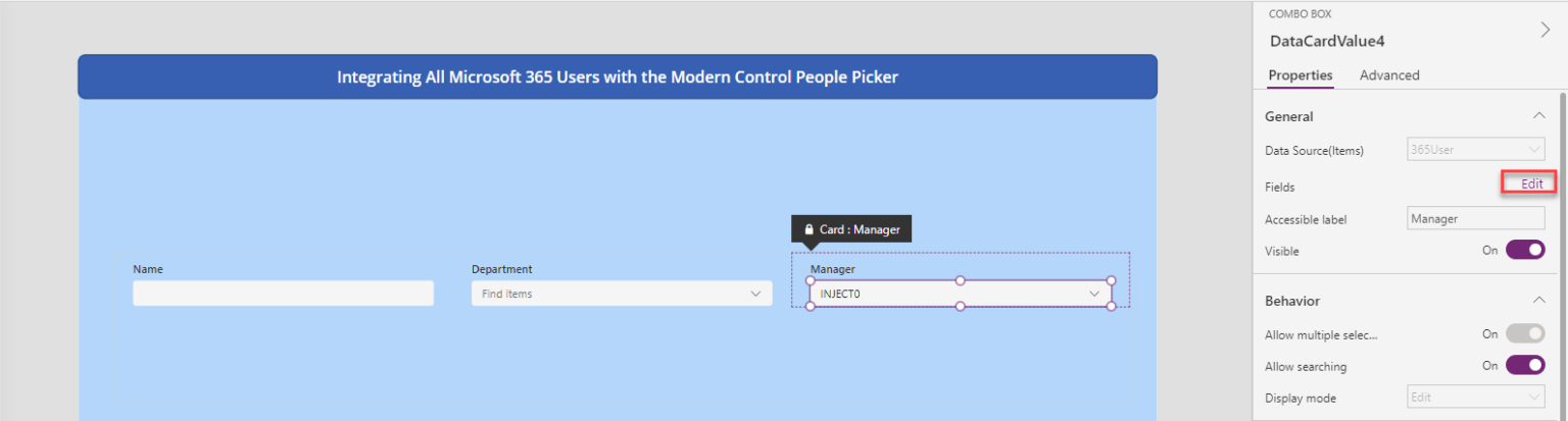 How To Integrate Microsoft 365 Users With The Power Apps Modern Control ...