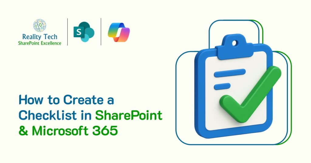 How To Create A Checklist In SharePoint And Microsoft 365
